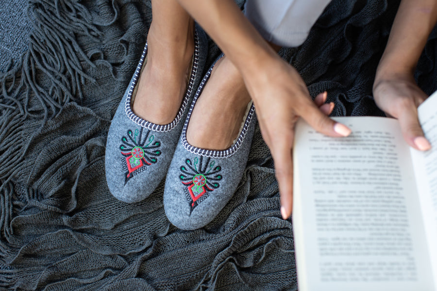 Highlander Felt Slippers – ONAIE
